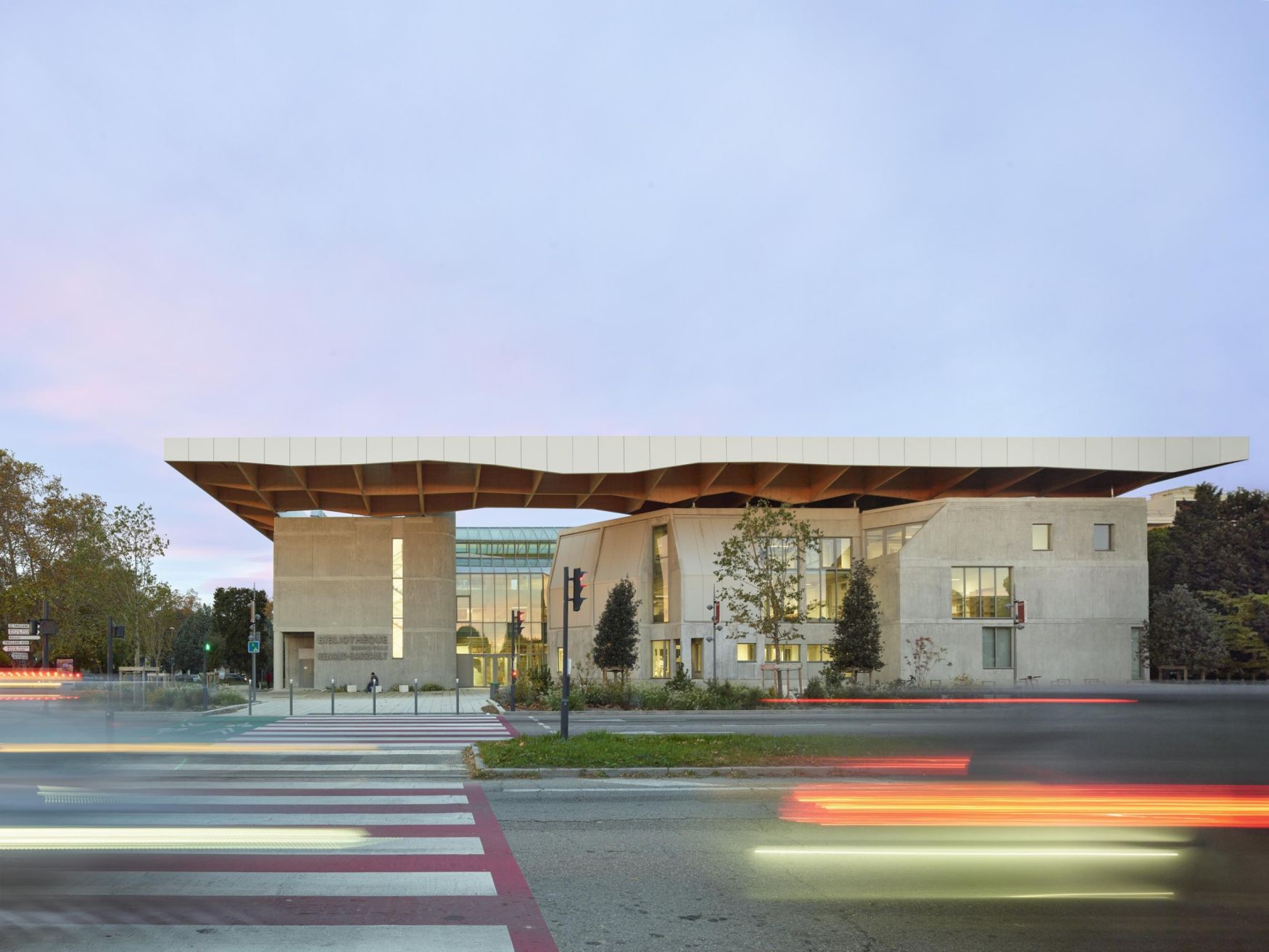 Jakob+MacFarlane - The Canopy, renovation of the Madeleine Renaud and ...